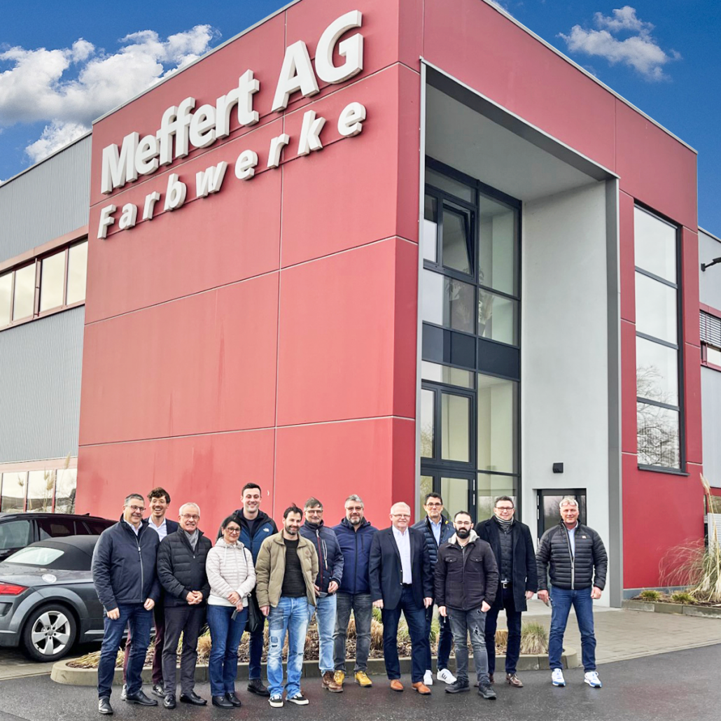 Besuch Meffert – Antony-Farben